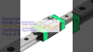 China Stainless Steel Self-Aligning Linear Guide Carriage HIWIN Compatible Linear Motion Guide for sale
