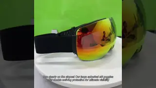 Large Spherical Ski Goggles Double Anti Fog