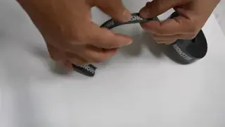 die-cut hook loop wrap