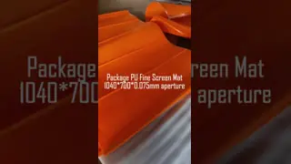 Package PU Fine Screen Mat 1040x700x0.075mm aperture