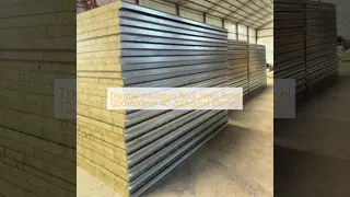 China Thermal Insulation Rock Wool Panel 1200x600mm 40-200kg/m3 Density for sale