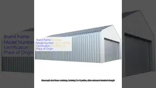 China Q345 Main Steel Frame Prefab Steel Workshop with Z or C Purlin for More Than 50 Years Service Life for sale