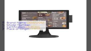 15.6 Inch Android POS Cash Register Touch Screen