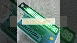 Bright Green Red 7 Segment LED Display
