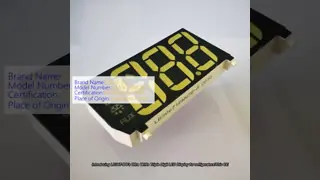 Ultra White Triple Digit LED Display for Refrigerators