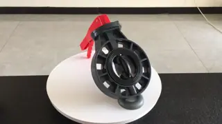 SONGO UPVC Wafer butterfly Valve 6inch epdm seal 10bar with Handle for industrial water