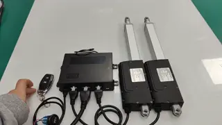 2-way Hall Effect Actuator Sync Control Unit with Remote and Manual Switch