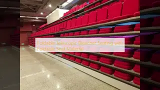 China Foldable Telescopic Bleacher Seating with Foldable Seat Material for sale