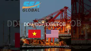 Full Container Load From Vietnam To USA Savannah Port Ocean Freight  Professional Sea Shipping Service