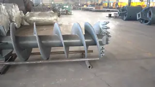 China Customized Auger Drilling Machine Budget-Friendly Dual-Cutting Single-Flute Straight Rock Auger Rotary Drilling Auger Rock Auger for sale