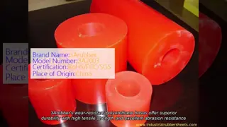 China Wear Resistant Extruded Polyurethane Hose with High Tensile Strength and 120℃ Working Temperature for sale