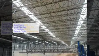 China Industrial Light Steel Structure Workshop for Rubber Processing Plant for sale