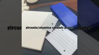 Zirconia/alumina ceramic plates
