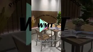 Aluminum Outdoor Dining Set Built for Project-Based Procurement