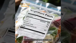 Customizable Multi-Layer Frozen Food Packaging Pouch with Light Barrier and High-Definition Printing