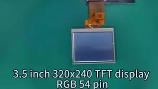 China 3.5 Inch 320x240 TFT LCD Display With RGB 24 Bit 54pin Interface 350cd/M2 TFT Display Module for sale