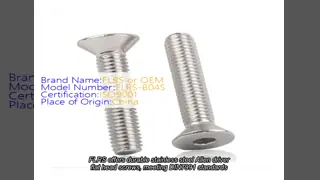 China Stainless Steel Hex Socket Flat Head Machine Screw DIN7991 M2-M100 5-300mm A2/A4 Grade for sale