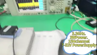 China Low  Latency Wireless Video Signal Transmitter 3.3GHz 15CH Adjustable Power Video Transmitter for sale