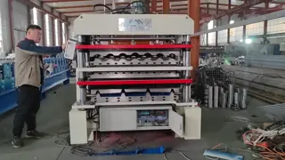 Three layer roofs machine