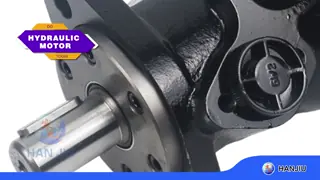 China Shaft Ø25 - Standard straight shaft with keyway - 4 hole flange - Rear ports, MRQE 160 - Hydraulic motor for sale