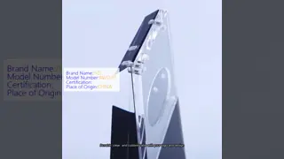 Wholesale Acrylic Block Plexiglass Trophy Stand Coin Collection For Business Recognition