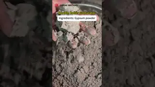 Gypsum powder granules making machine dry granulation equipment