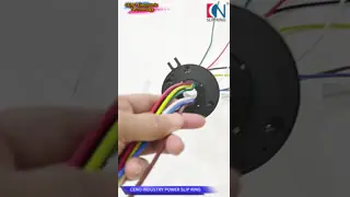 See Why Choose Industry Slip Ring with 7 circuits Electric power 20A current and through hole