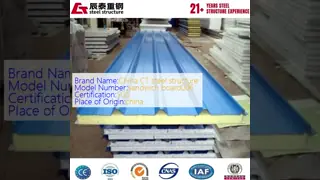 China China CT Class A1 Fire Protection Ex-Factory Price Polyurethane Sandwich Board for sale