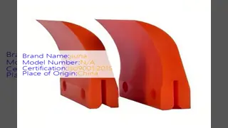 Corrosion Resistant Wear Resistant PU Scraper Blades with Low Friction Coefficient for Polyurethane Conveyor Cleaner