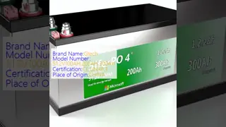 51.2V LiFePO4 Battery 200Ah 300Ah Solar Storage