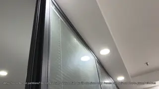 China Waterproof Office Partition Walls Portable Swing Hinges Modular Glass Partition for sale