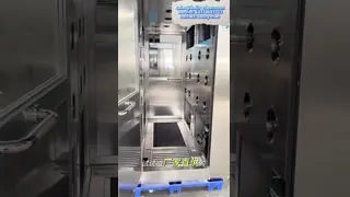 China ISO9001 Standard Air Shower Room For 3-6 Persons 1200x3000x2180mm for sale