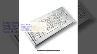Industrial Panel Mounted Keyboard IP65 Dustproof Explosionproof Keyboard 700g