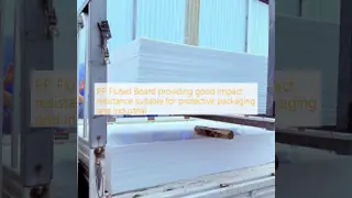 China PP Fluted Board providing good impact resistance suitable for protective packaging and industrial for sale