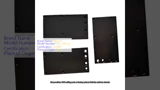 Factory Price CNC Milling Parts with Blackened Surface Treatment 100% Inspection and 7-35 Working Days Lead Time