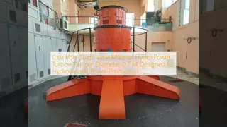 China Kaplan Hydro Turbine with 2-50MW Rated Power and 6300V Generator Voltage for Efficient Water Cooled Hydroelectric Power Generation for sale