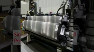 Single Facer Corrugator Roll Peripheral Heating