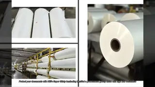 Soft Hardness Book Laminating Film Glossy Finish Engineered to Safeguard Important Documents While Maintaining a Professional Glossy Look