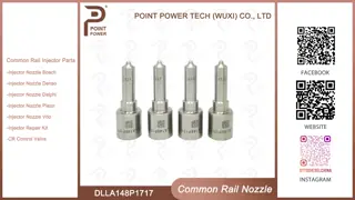DLLA148P1717 Common Rail Nozzle For Injectors 0445110315/0445110877