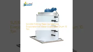 China SUS304 Fishing Flake Ice Machine Evaporator Ice Maker Evaporator Drum 10 Ton for sale