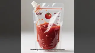 High-Barrier Materials Stand-Up Sauce Pouch with Flavor Protection and Leak-Proof Performance