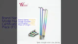 China Customed Motorcycle Spoke and Nipples Color Zinc Plating for Motorcycle Wheel for sale
