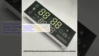 High-Quality LED Display Module for Gas Cooker Control Panels