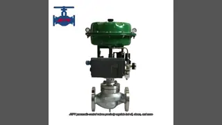 China Pneumatic Control Valve with Multi Spring Actuator and Top Guide Structure for S-shaped Fluid Channel for sale