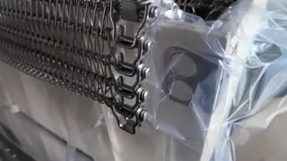 304 Stainless Steel Balance Weave Wire Mesh Freezer Conveyor Belt