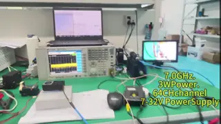 China PFV VTX 7.0GHz  64CH For Drone and long distance transmission 3W long distance transmission for sale