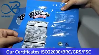 Moisture-Proof Zipper Food Storage Pouches