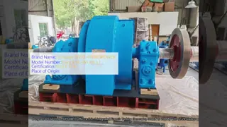 Francis Turbine Generator with 5 In 1 Integrated Control Panel Offering 300kW to 20MW Power Range and Stainless Steel Runner