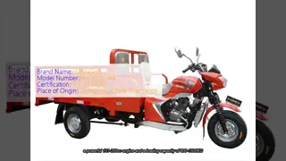 China 200CC Cargo Tricycle Three Wheel Motorcycle with 3000kg Load Capacity and 1700×1250mm Cargo Box for sale