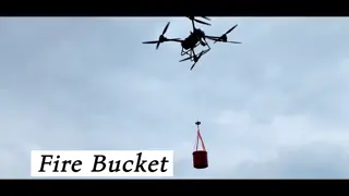 Drone Firefighting Bucket Rapid Response